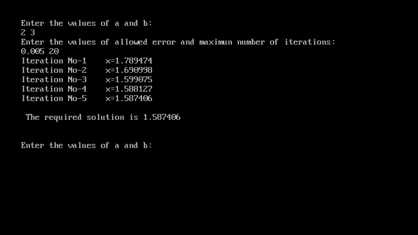 C/C++ program to Secant Method - kashipara C/C++ program to Secant Method - kashipara