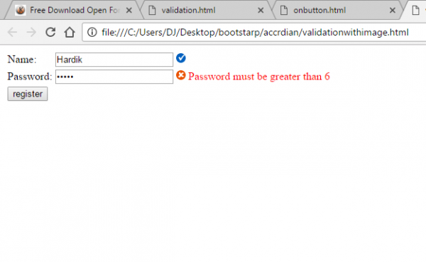 Html Css And Js Program To Javascript Image Validation Kashipara 7868