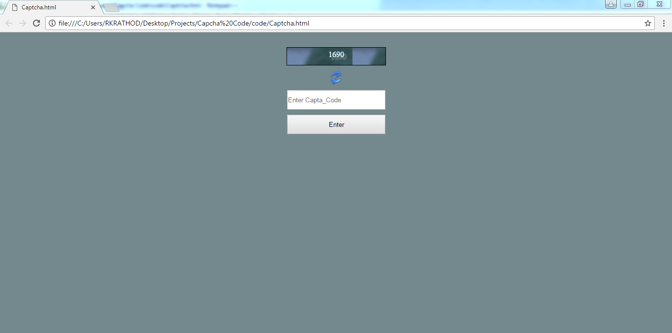 Html Css And Js Program To Captcha Code Using Js Kashipara