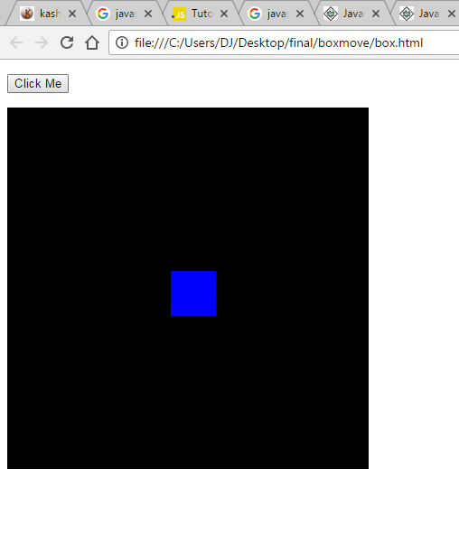 Html Css And Js Program To Box Animation Using Javascript Kashipara