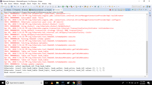 Hibernate Framework Program To Storing Object Into Database Kashipara