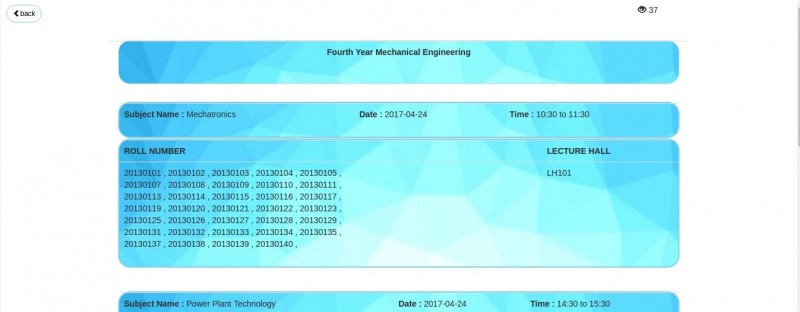 Download Exam Hall Seating Arrangement System Project in PHP with ... Download Exam Hall Seating Arrangement System Project in PHP with ...