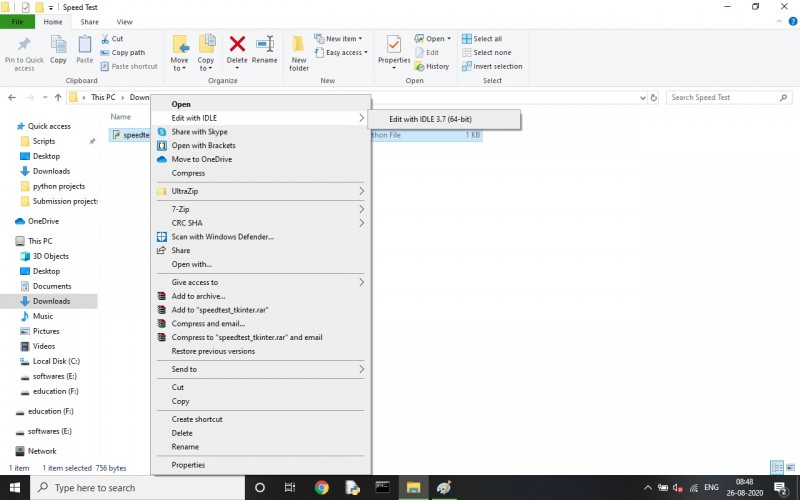 Download Speed Test Using Python Tkinter Project In Python With Source Code And Report Kashipara
