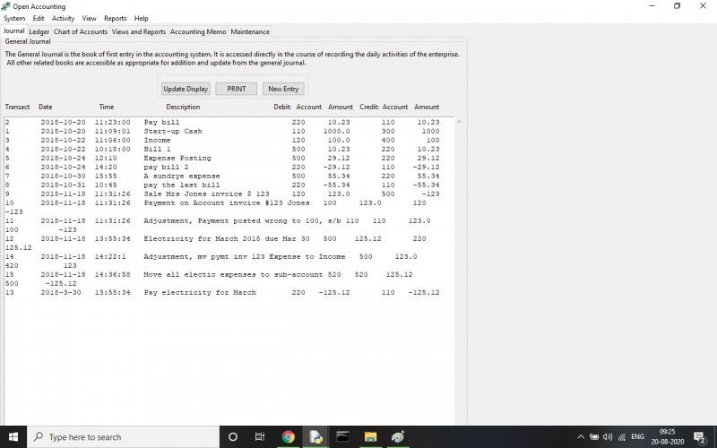 Accounting System Using Python Project In Python With Source Code And Report Download 