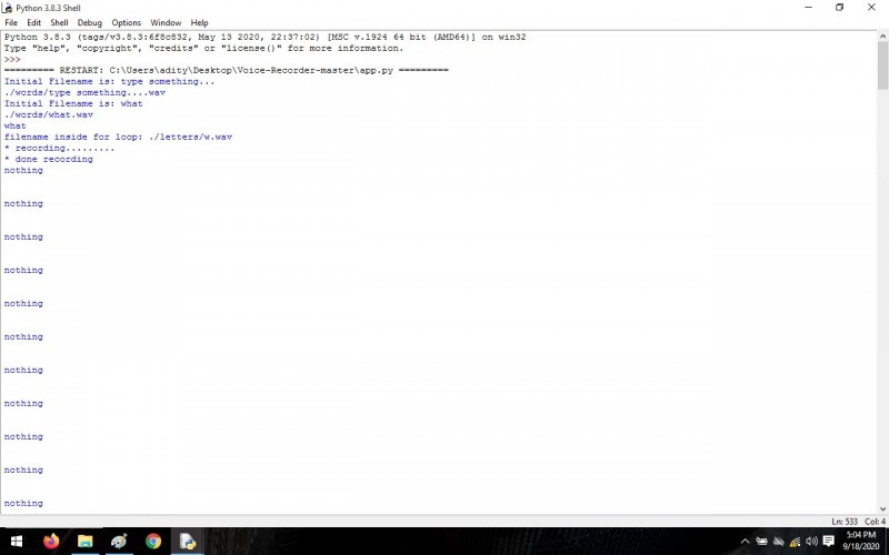 Download Gui Voice Recorder Using Python Tkinter Project In Python With Source Code And Report