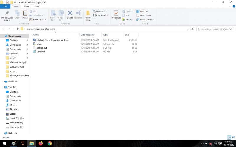 Nurse Scheduling Algorithm App Using The Python Tkinter Project In Python With Source Code And