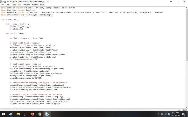 Download Budgeting App Using The Python Tkinter Project In Python With Source Code And Report