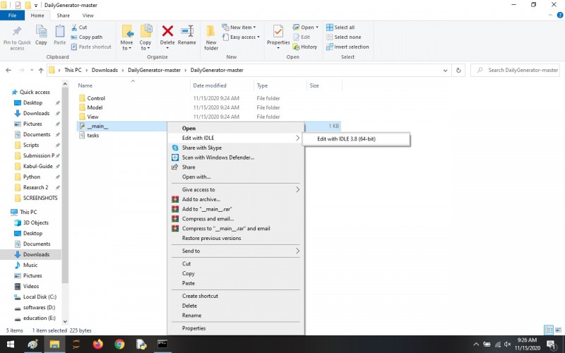 Python Program To Daily Generator App Using The Python Tkinter Kashipara