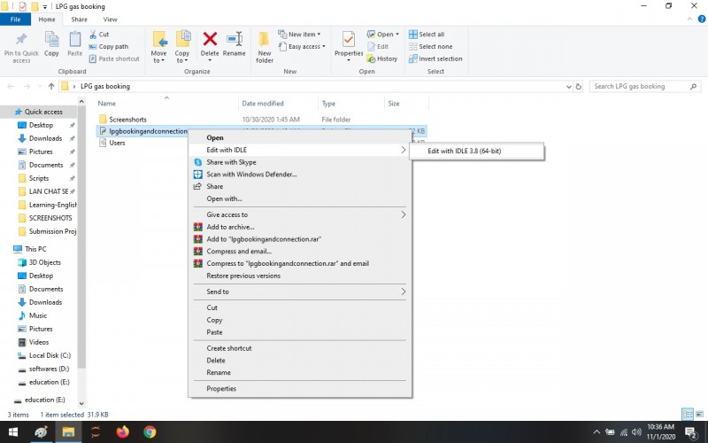 Download Lpg Gas Booking App Using The Python Tkinter Project In Python With Source Code And
