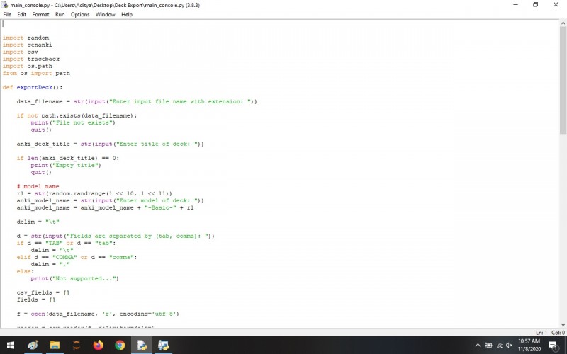Download Deck Export App Using The Python Tkinter Project In Python With Source Code And