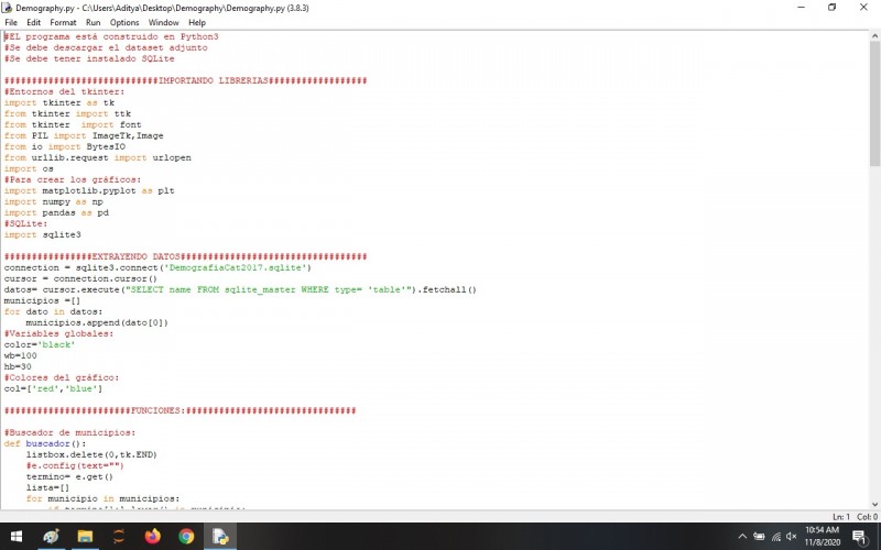 Download Demography Gui App Using The Python Tkinter Project In Python With Source Code And
