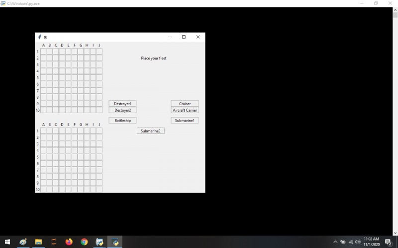 Download Battle Ships Python Using The Python Tkinter Project In Python With Source Code And
