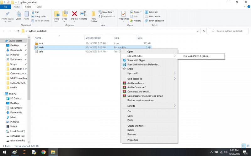 Python program to Python Codelock App Using The Python - Tkinter ...