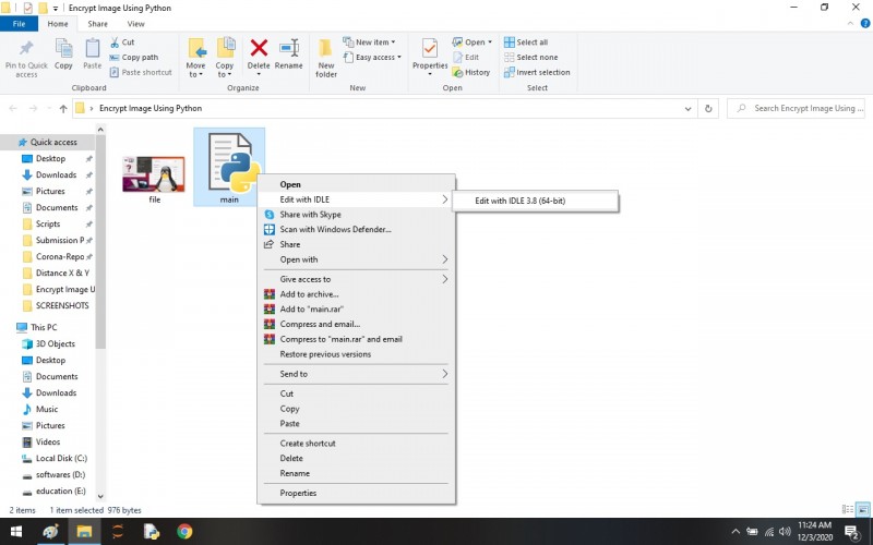 Python Program To Encrypt Image Using Python Gui App Using The Python Tkinter Kashipara