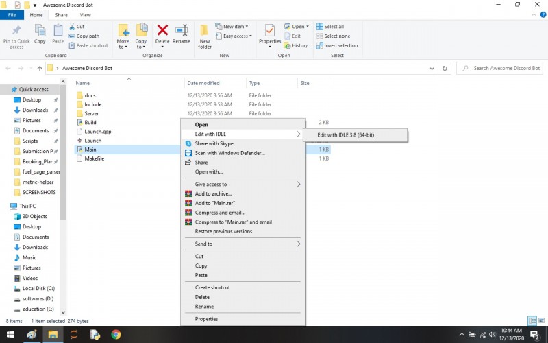 Python Program To Awesome Discord Bot Gui App Using The Python Tkinter Kashipara