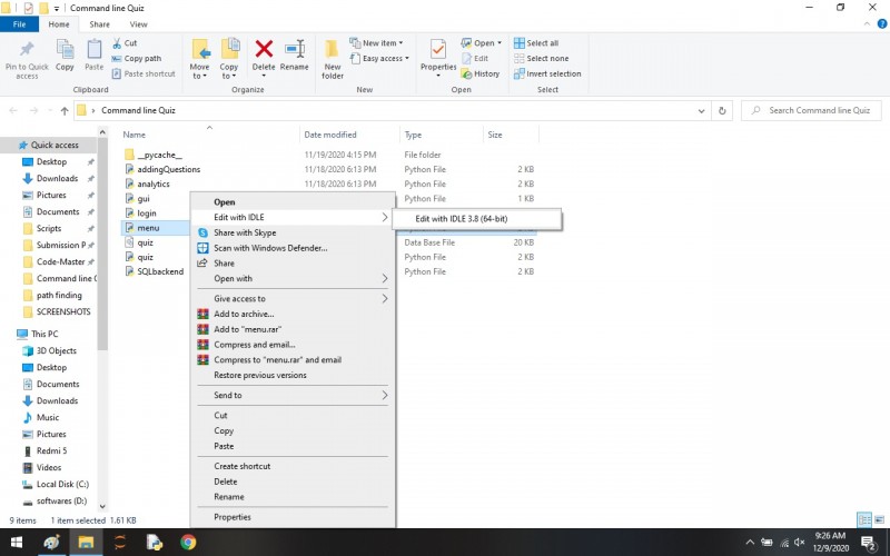 Python Program To Command Line Quiz Gui App Using The Python Tkinter Kashipara