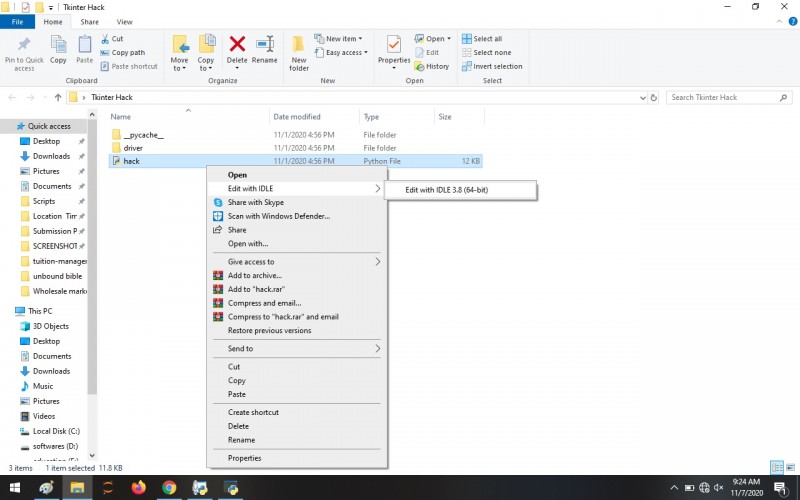 Python Program To Tkinter Hack App Using The Python Tkinter Kashipara