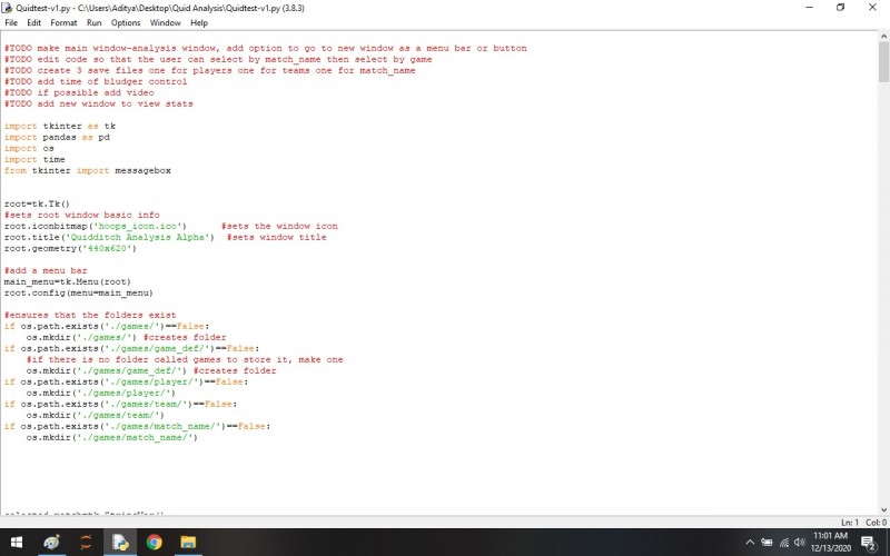 Python Program To Quid Analysis Gui App Using The Python Tkinter Kashipara