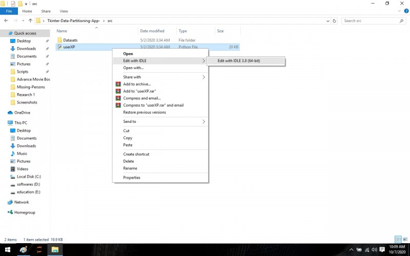 Python Program To Tkinter Data Partitioning App Gui App Using The Python Tkinter Kashipara