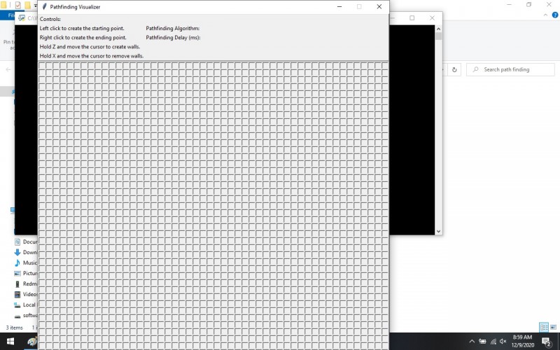 Python Program To Path Finding Gui App Using The Python Tkinter Kashipara