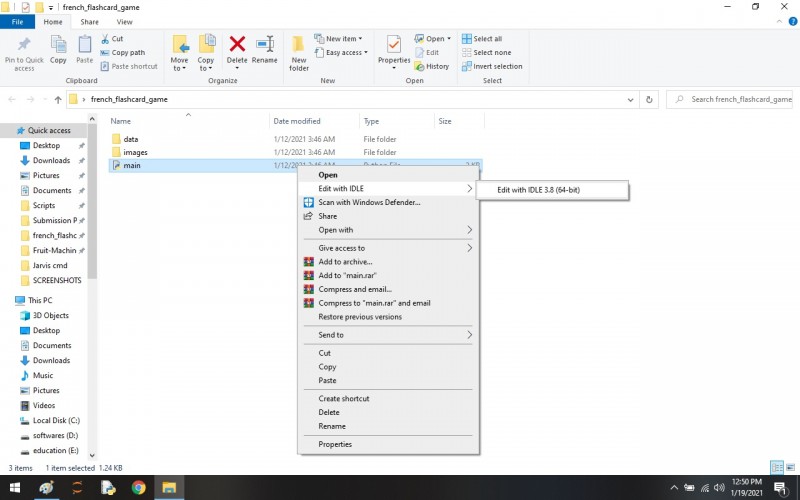 Python Program To French Flashcard Game Gui App Using The Python Tkinter Kashipara