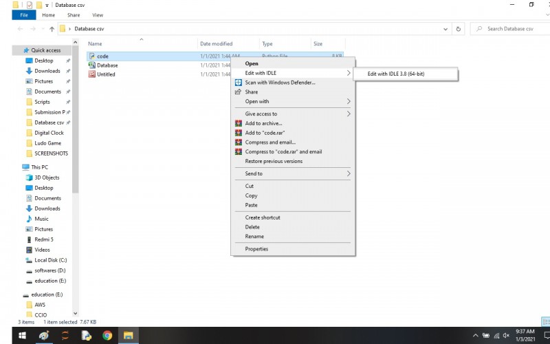 Python Program To Database Csv Gui App Using The Python Tkinter Kashipara