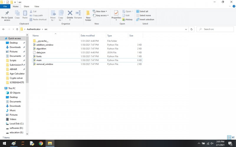 Python Program To Authenticator Gui App Using The Python Tkinter Kashipara