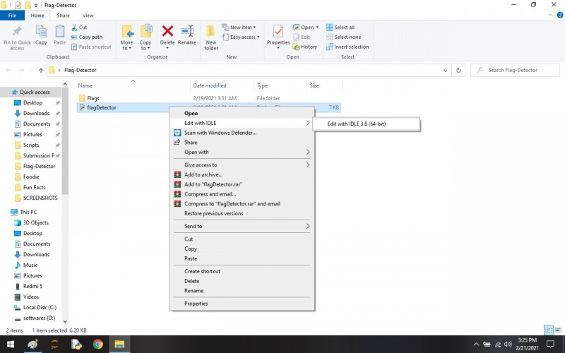 Python Program To Flag Detector Gui App Using The Python Tkinter Kashipara