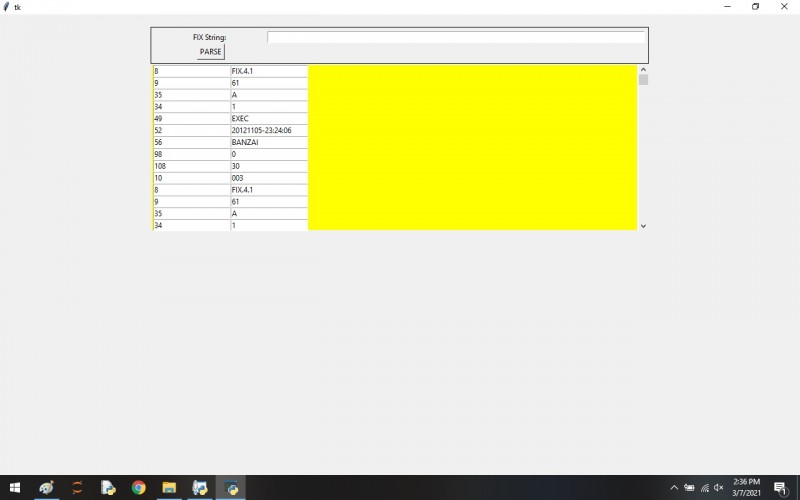 Python Program To Fix Parser Gui App Using The Python Tkinter Kashipara