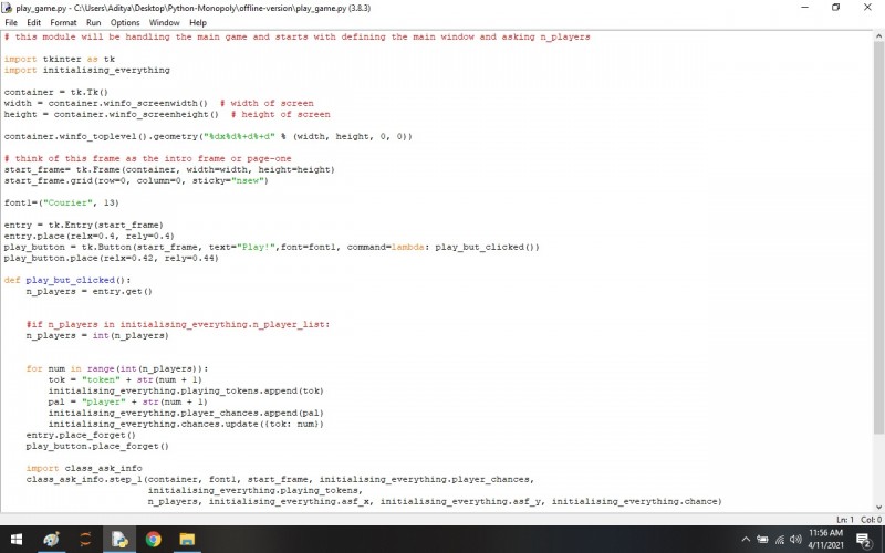 Python Program To Python Monopoly Gui App Using The Python Tkinter Kashipara