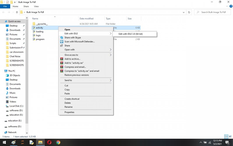 Python Program To Bulk Image To Pdf App Using The Python Tkinter Kashipara