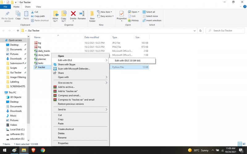 Python Program To Basic Gui Tracker Using Python Tkinter Kashipara
