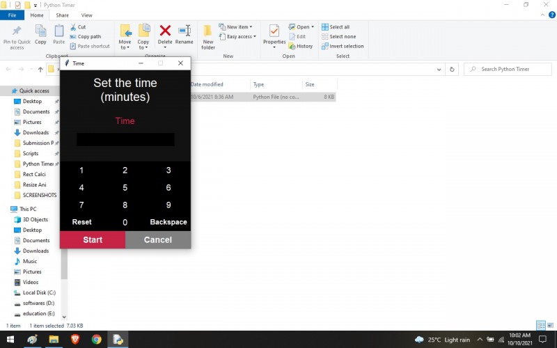 Python Program To Basic Python Timer Using Python Tkinter Kashipara