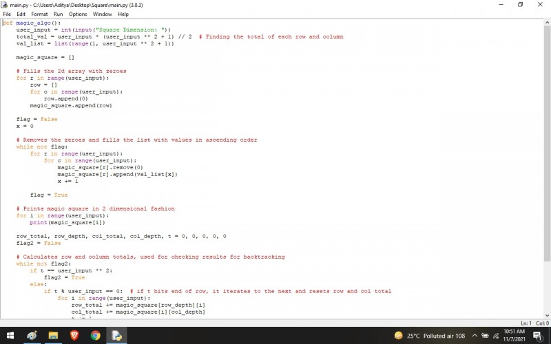 Python Program To Basic Square Using The Python Language Tkinter Kashipara