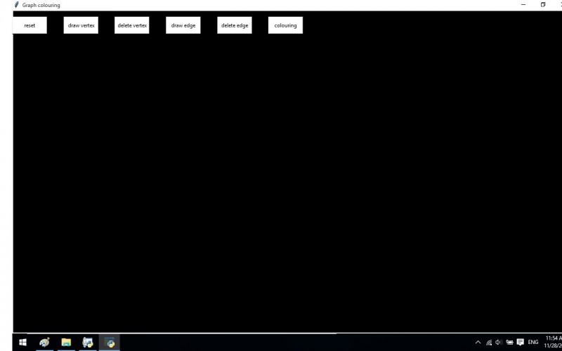 Python Program To Basic Color Graph Using The Python Language Tkinter Kashipara