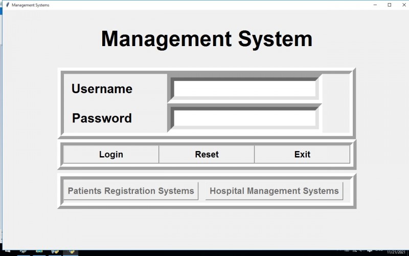 Python Program To Basic Management System Using The Python Language Tkinter Kashipara