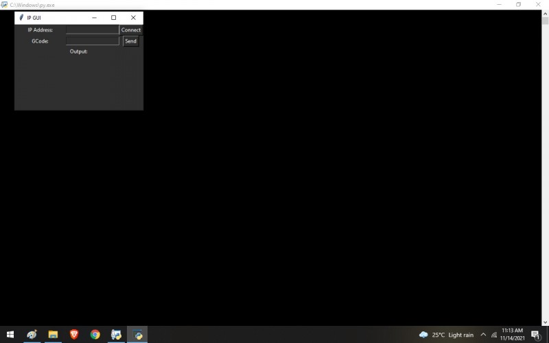 Python Program To Basic Ip Gui Using The Python Language Tkinter Kashipara