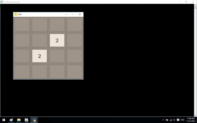 Python Program To Basic Andriod 2048 Using The Python Language Tkinter Kashipara