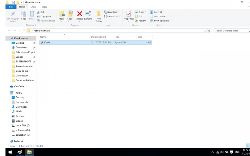Python Program To Basic Generate Maze Using The Python Language Tkinter Kashipara