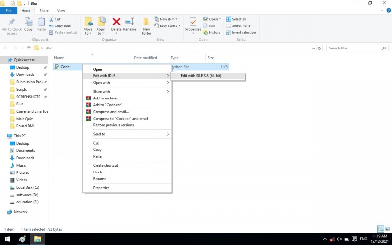 Python Program To Basic Blur Using The Python Language Tkinter Kashipara