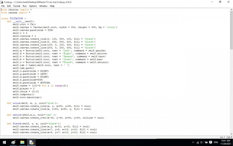 Python Program To Basic Different Tic Tac Toe Using The Python Language Tkinter Kashipara