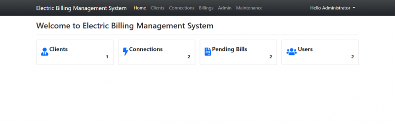 Electric Billing Management System Project In Php With Source Code And Report Download