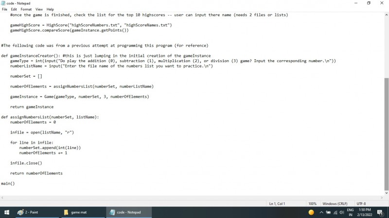 Python program to Basic Game Mat Using The Python-tkinter - kashipara