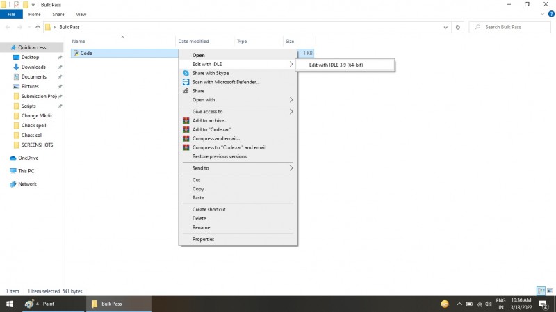 Python Program To Basic New Bulk Pass Using The Python Tkinter Kashipara