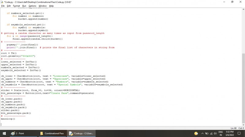 Python Program To Basic Combinational Pass Using The Python Tkinter Kashipara