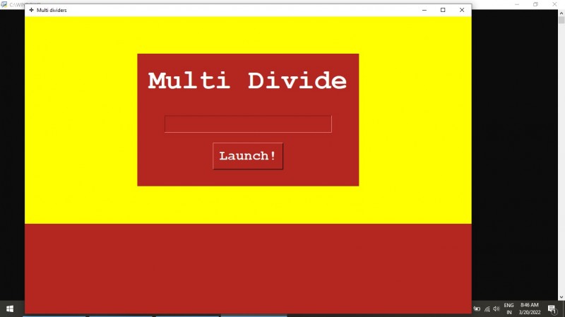 Python Program To Basic Multi Divide Using The Python Tkinter Kashipara