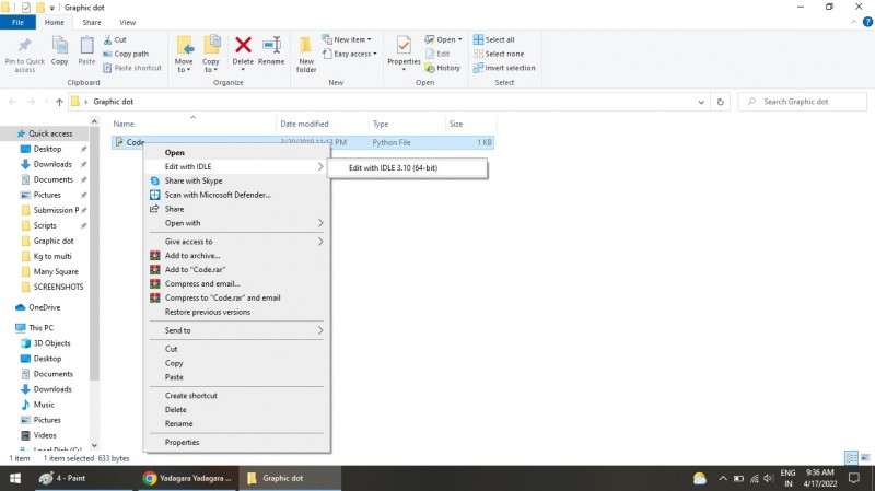 Python program to Basic New Graphic Dot Using The Python- Tkinter ...