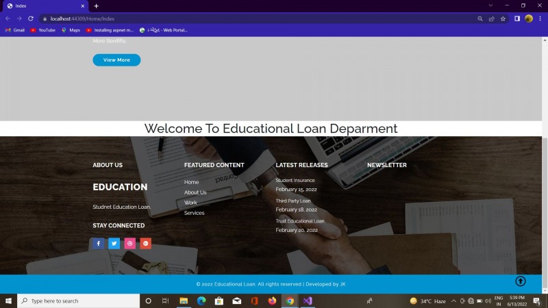 Education Loan Management System In Mvc Project in C# .NET with Source ...