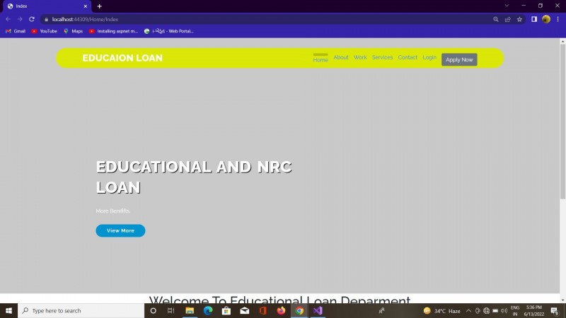 Education Loan Management System In Mvc Project in C# .NET with Source ...