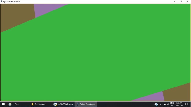 Python Program To Basic New Rect Random Design Using The Python Tkinter Kashipara